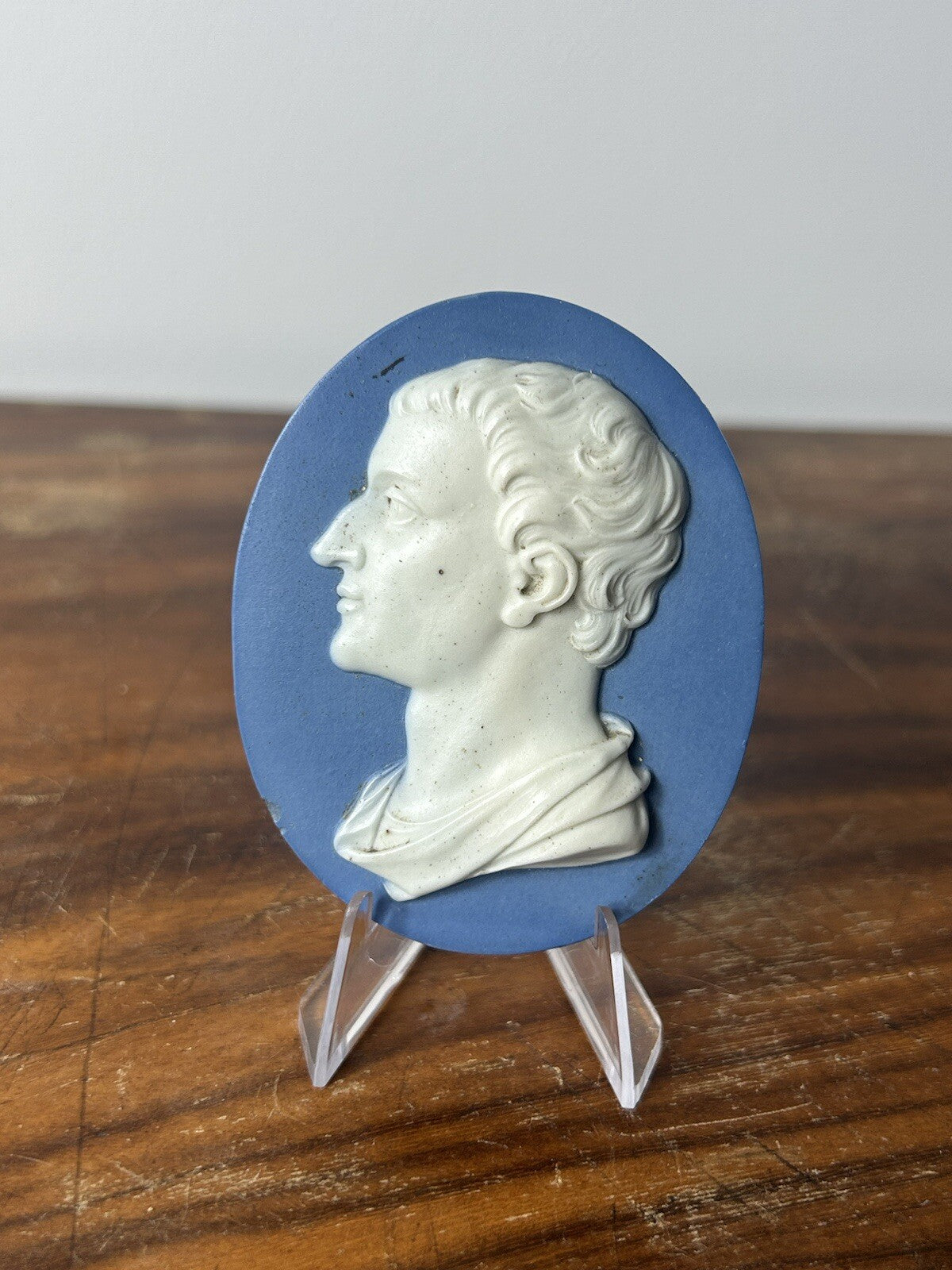Wedgwood & Bentley 18thC Blue Jasperware Medallion – Early Antique Rar ...